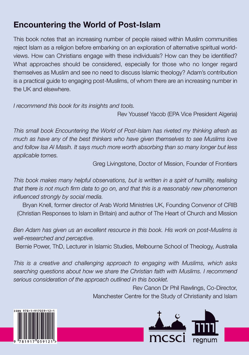 Encountering the World of Post-Islam – Regnum Books